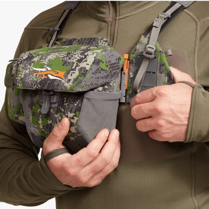 Sitka Flash Optics Harness | Lightweight, Silent Binocular Chest Pack